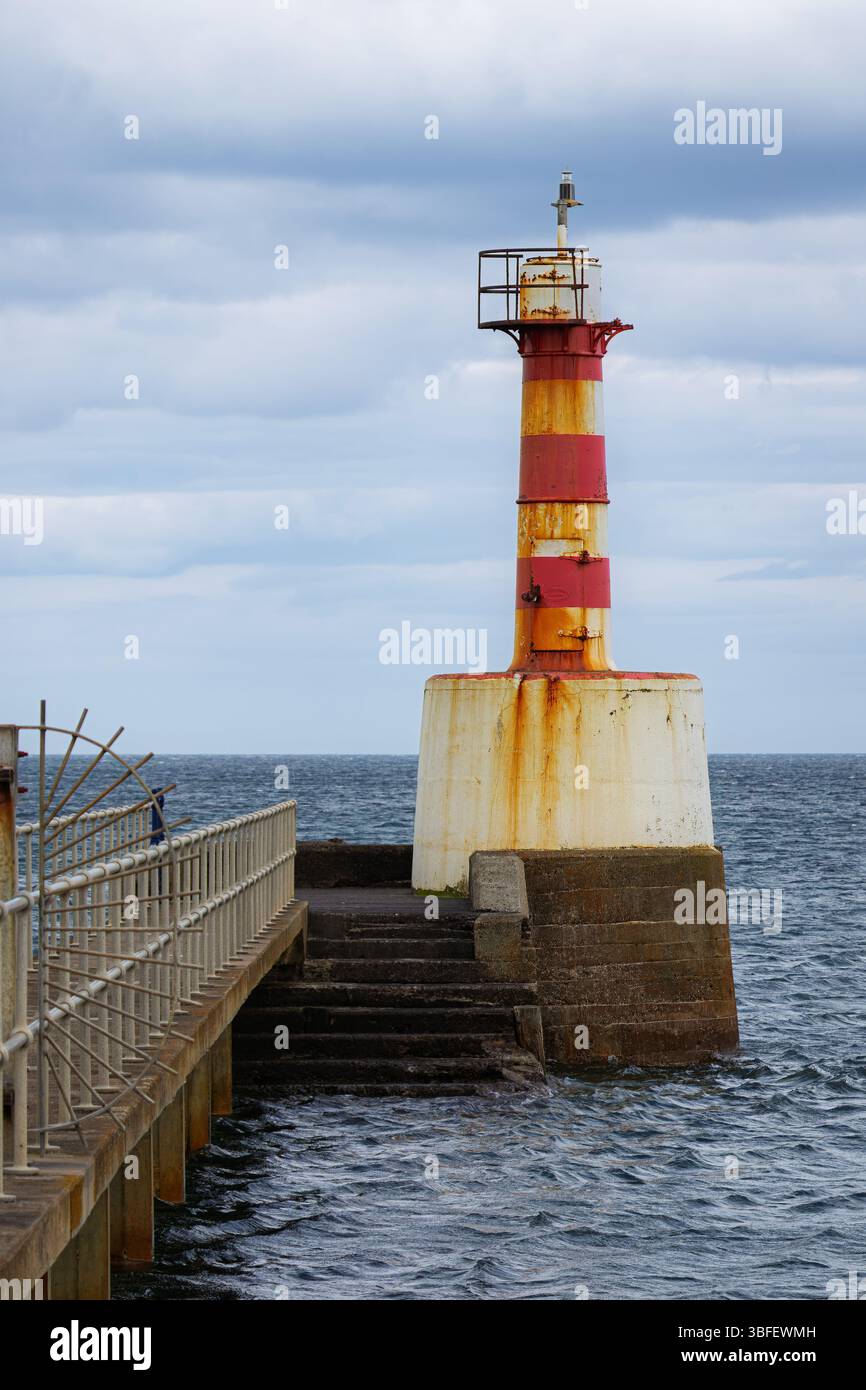 Amble Light House, Amble, Northumberland May 2025 Stock Photo - Alamy