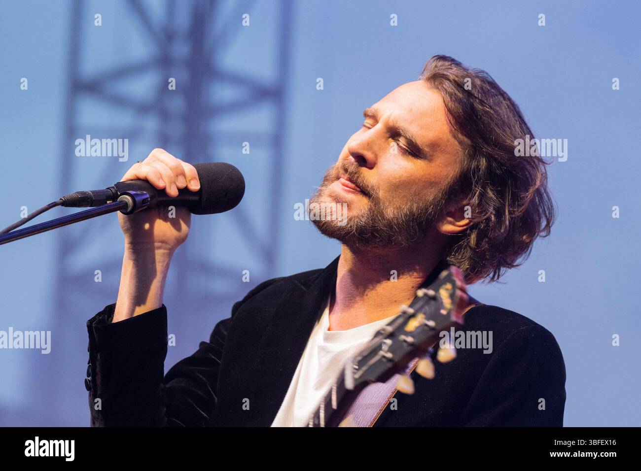 May 30, 2025, New York, New York, United States: Nic Cester on rhythm ...