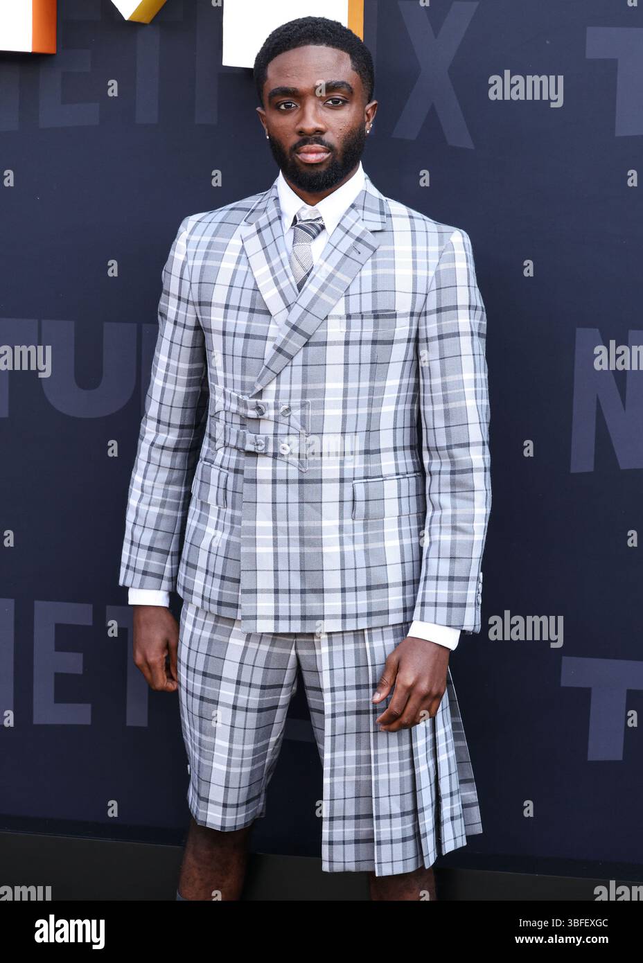 INGLEWOOD, LOS ANGELES, CALIFORNIA, USA - MAY 31: Caleb McLaughlin ...