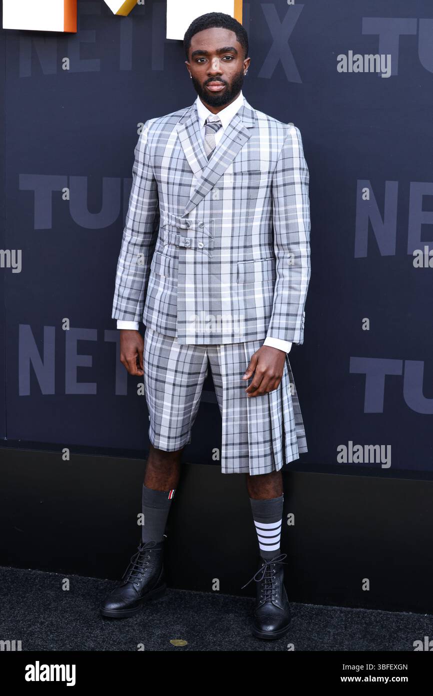 INGLEWOOD, LOS ANGELES, CALIFORNIA, USA - MAY 31: Caleb McLaughlin ...