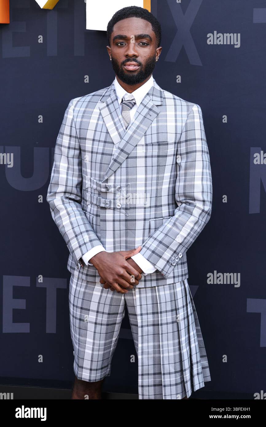 INGLEWOOD, LOS ANGELES, CALIFORNIA, USA - MAY 31: Caleb McLaughlin ...