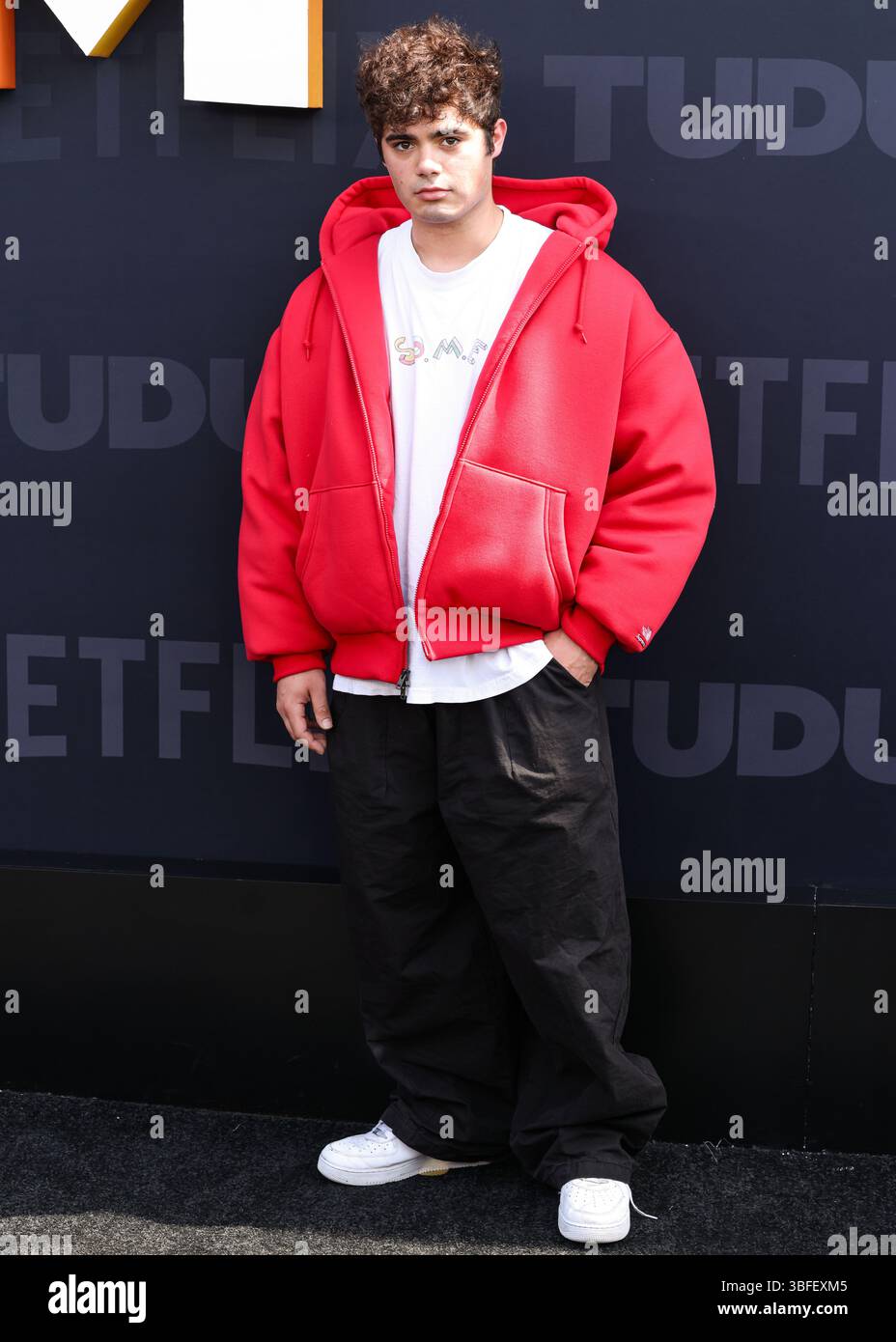 INGLEWOOD, LOS ANGELES, CALIFORNIA, USA - MAY 31: Emery Kelly arrives ...