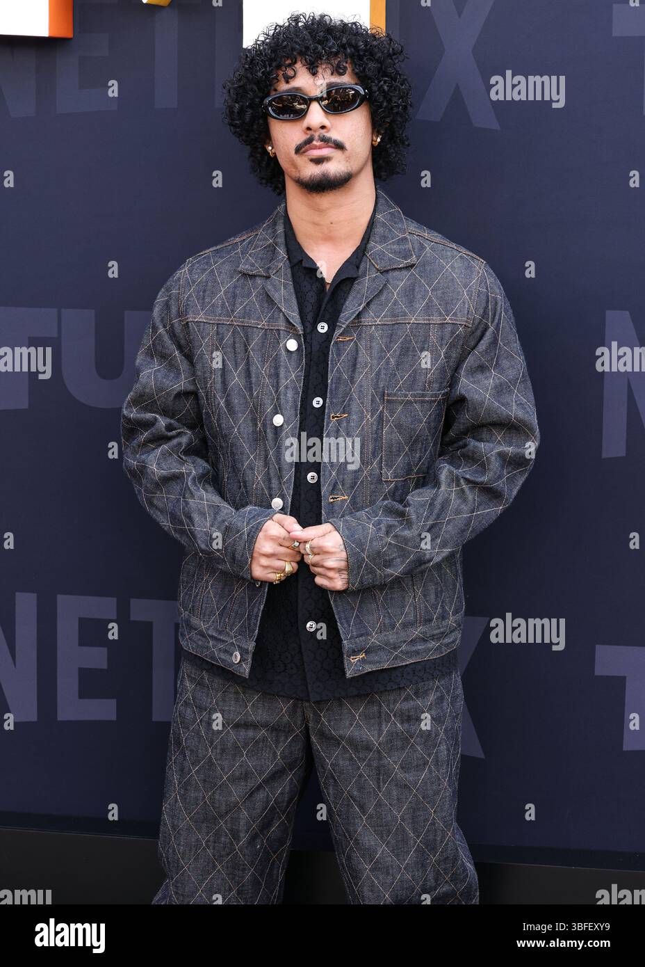 INGLEWOOD, LOS ANGELES, CALIFORNIA, USA - MAY 31: Hanumankind arrives at the Netflix Tudum 2025 ...
