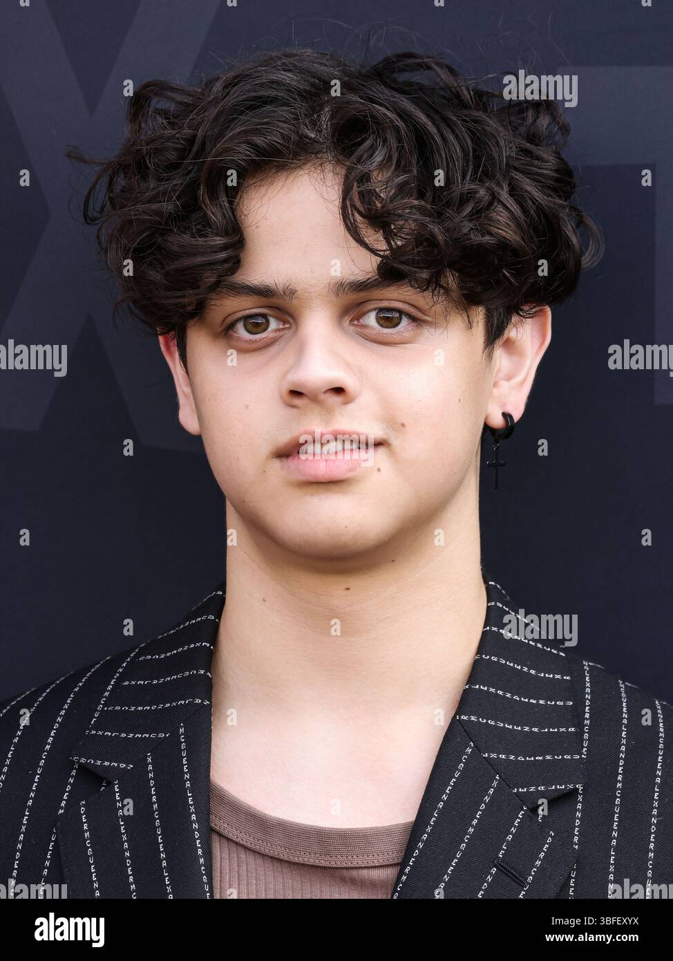 INGLEWOOD, LOS ANGELES, CALIFORNIA, USA - MAY 31: Isaac Ordonez arrives at the Netflix Tudum ...