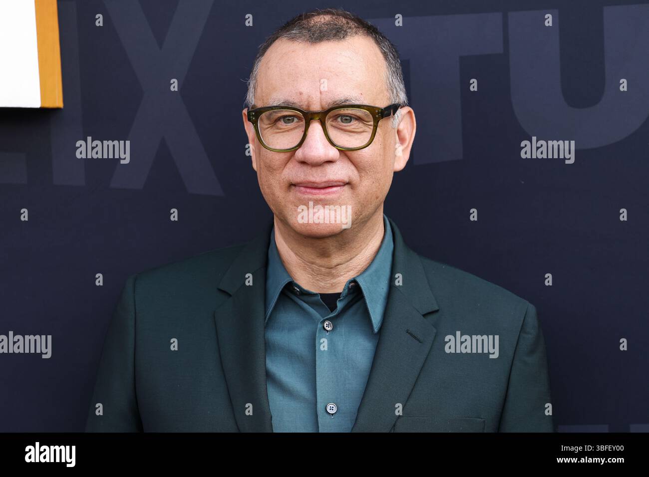 INGLEWOOD, LOS ANGELES, CALIFORNIA, USA - MAY 31: Fred Armisen arrives at the Netflix Tudum 2025 ...