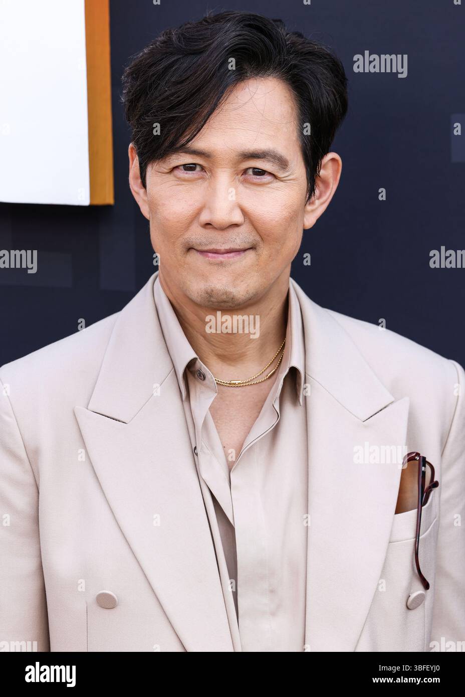 INGLEWOOD, LOS ANGELES, CALIFORNIA, USA - MAY 31: Lee Jung-jae arrives at the Netflix Tudum 2025 ...