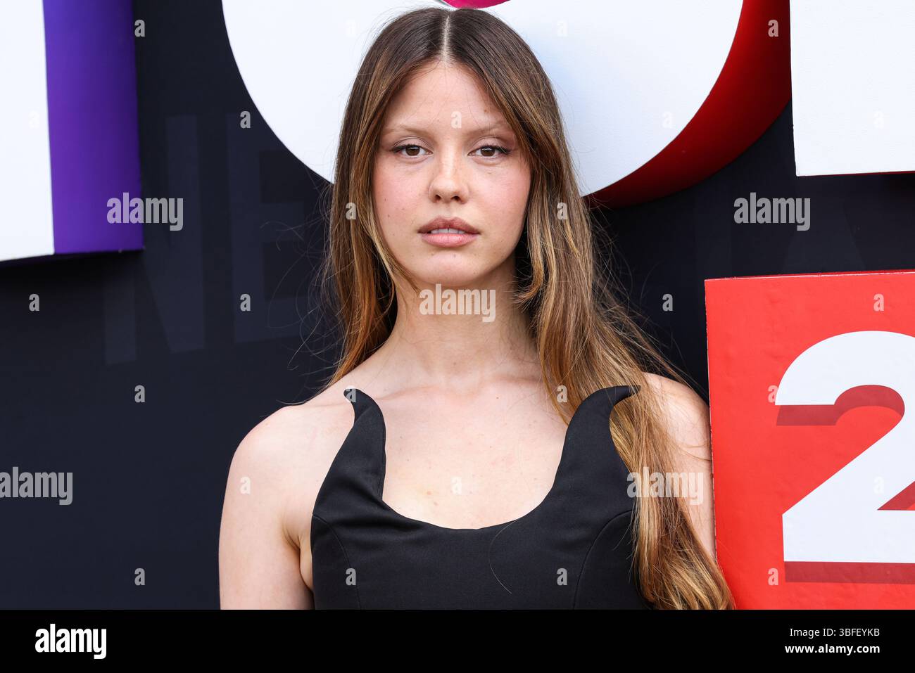 INGLEWOOD, LOS ANGELES, CALIFORNIA, USA - MAY 31: Mia Goth arrives at the Netflix Tudum 2025 ...