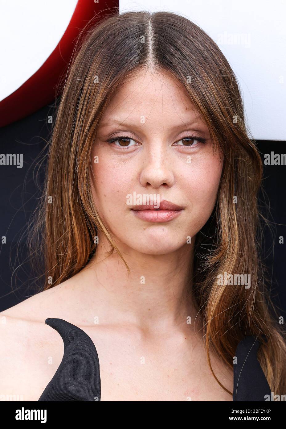 INGLEWOOD, LOS ANGELES, CALIFORNIA, USA - MAY 31: Mia Goth arrives at ...