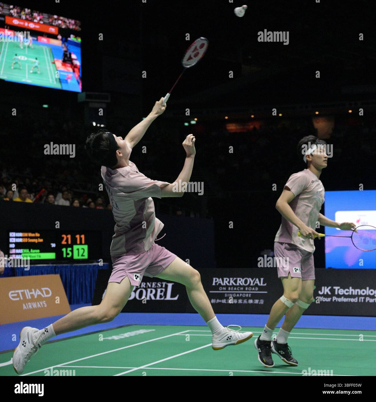 Singapore. 1st June, 2025. Kim Won Ho/Seo Seung Jae (L) of South Korea ...