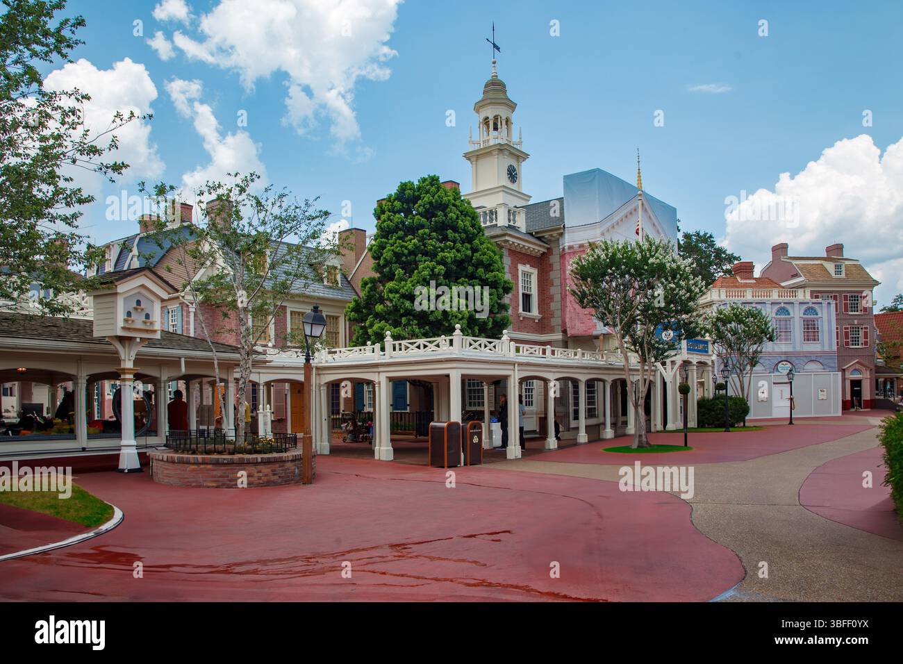 The Typical buildings in Frontierland Magic Kingdom amusemenet park in ...
