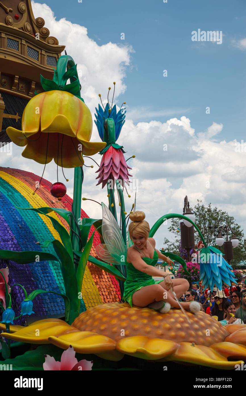 The Peter Pan Ship car at the Festival of Fantasy Parade at central ...