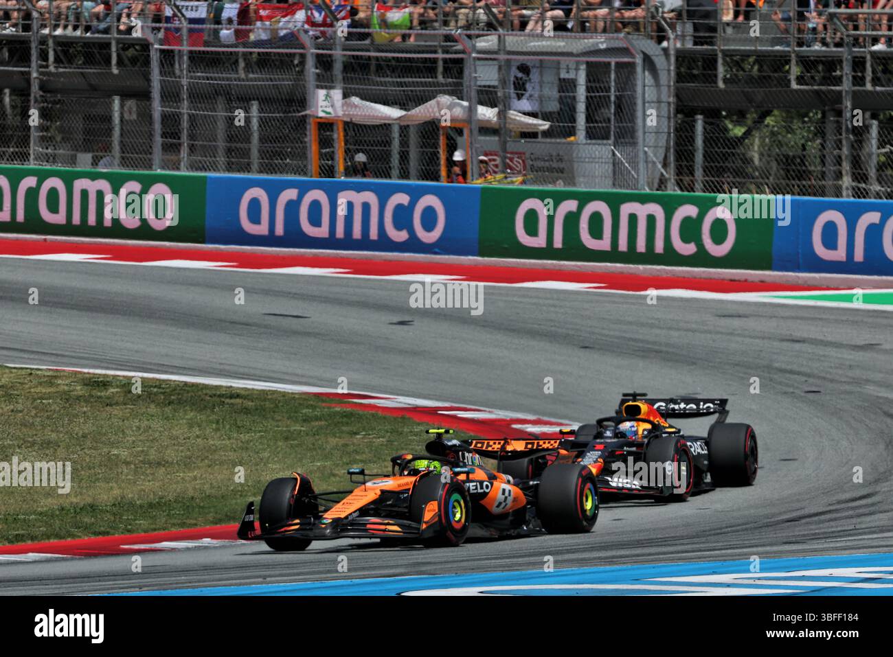 Barcelona, Spain. 01st June, 2025. Lando Norris (GBR) McLaren MCL39. 01 ...