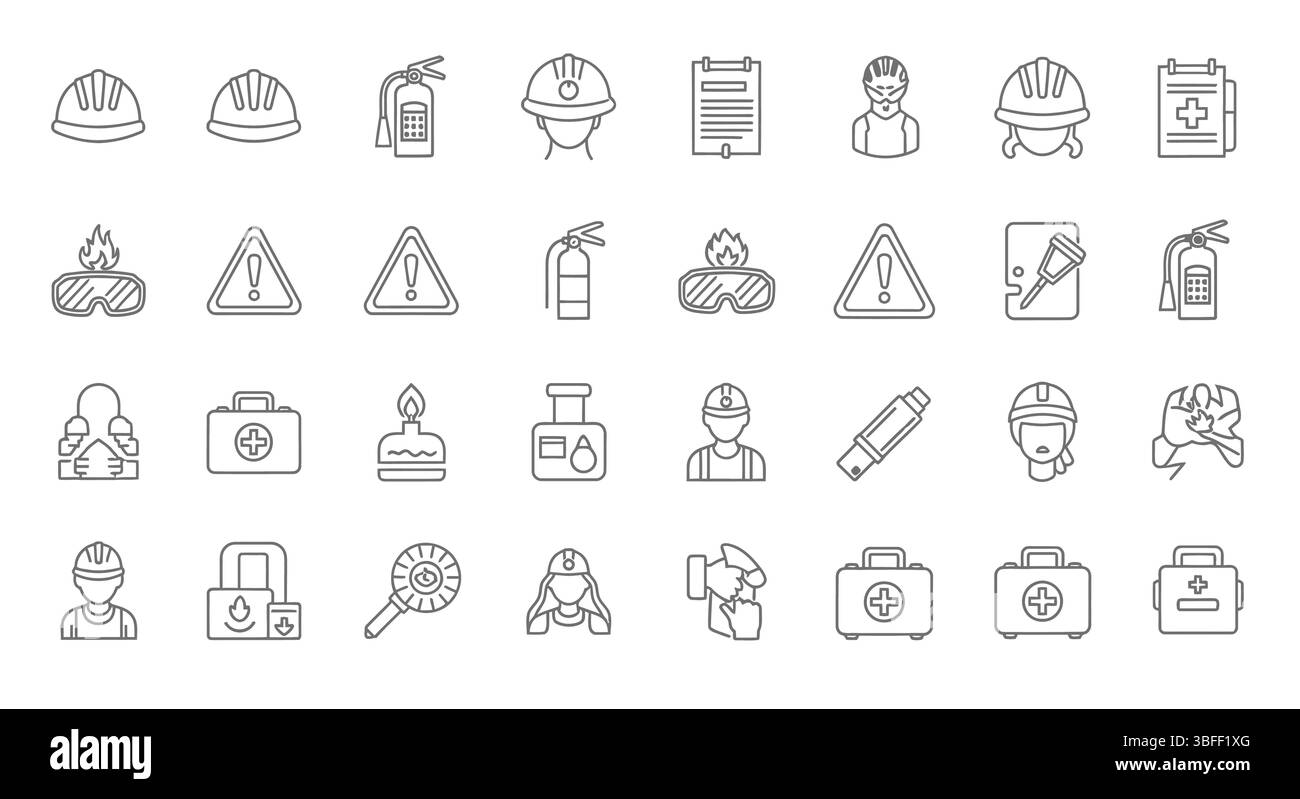 Safety harness vector vectors hi-res stock photography and images - Alamy