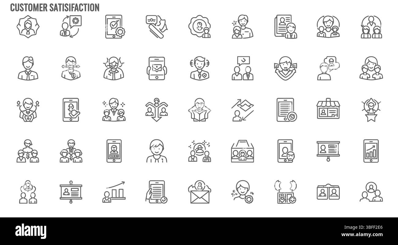 Pleased satisfaction Black and White Stock Photos & Images - Alamy