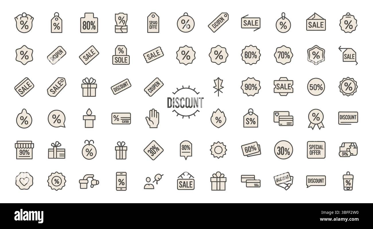 Budget discount Stock Vector Images - Alamy