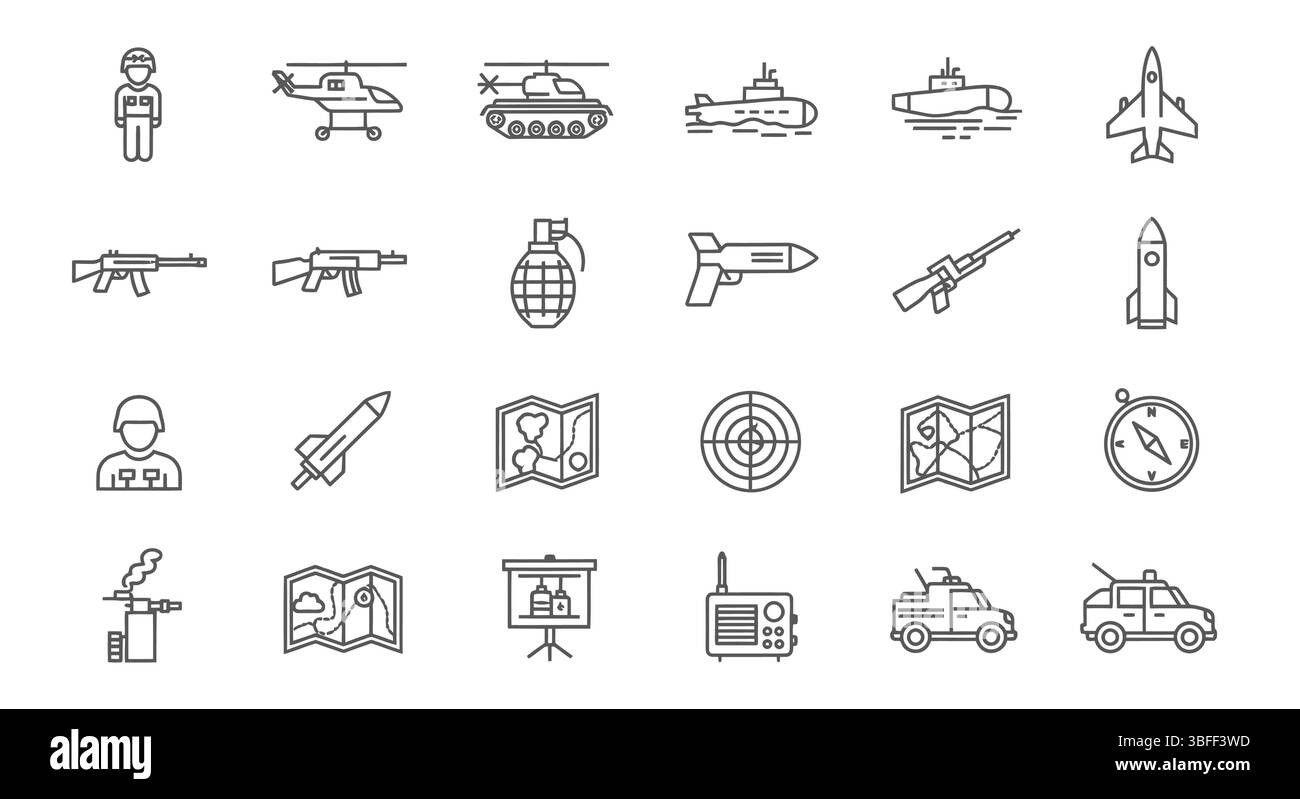 Military boots rifle helmet Cut Out Stock Images & Pictures - Alamy