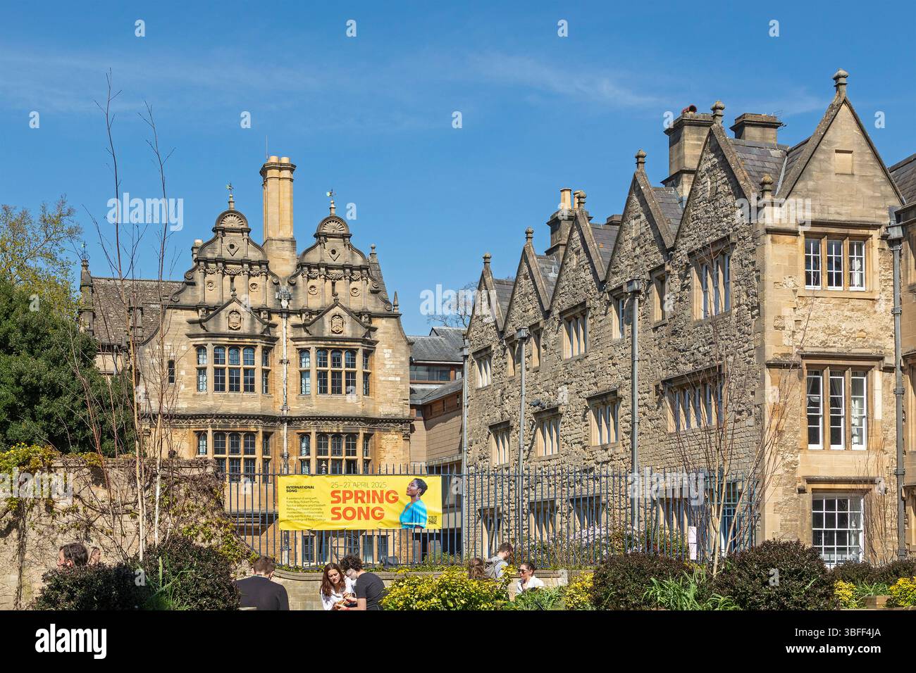 Building, Trinity College, Oxford, England, Great Britain Stock Photo ...