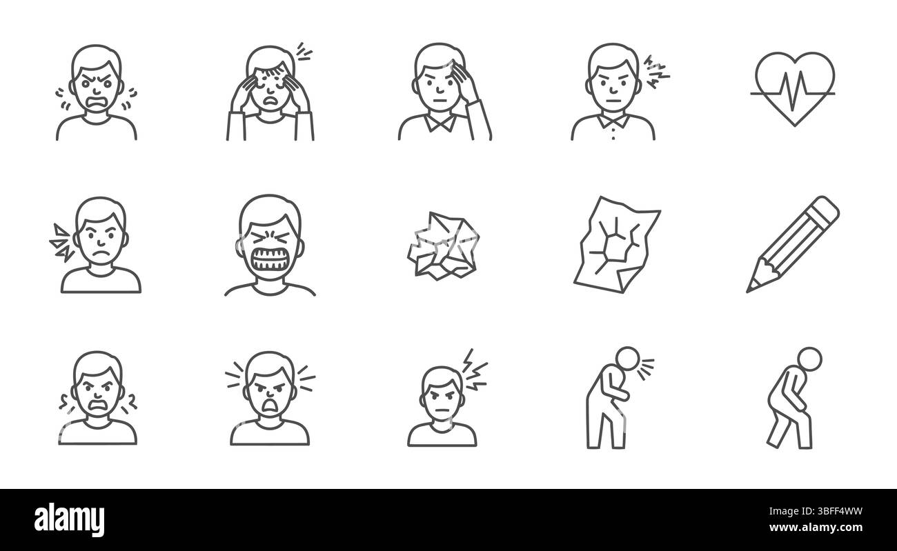 Restless vector vectors Cut Out Stock Images & Pictures - Alamy