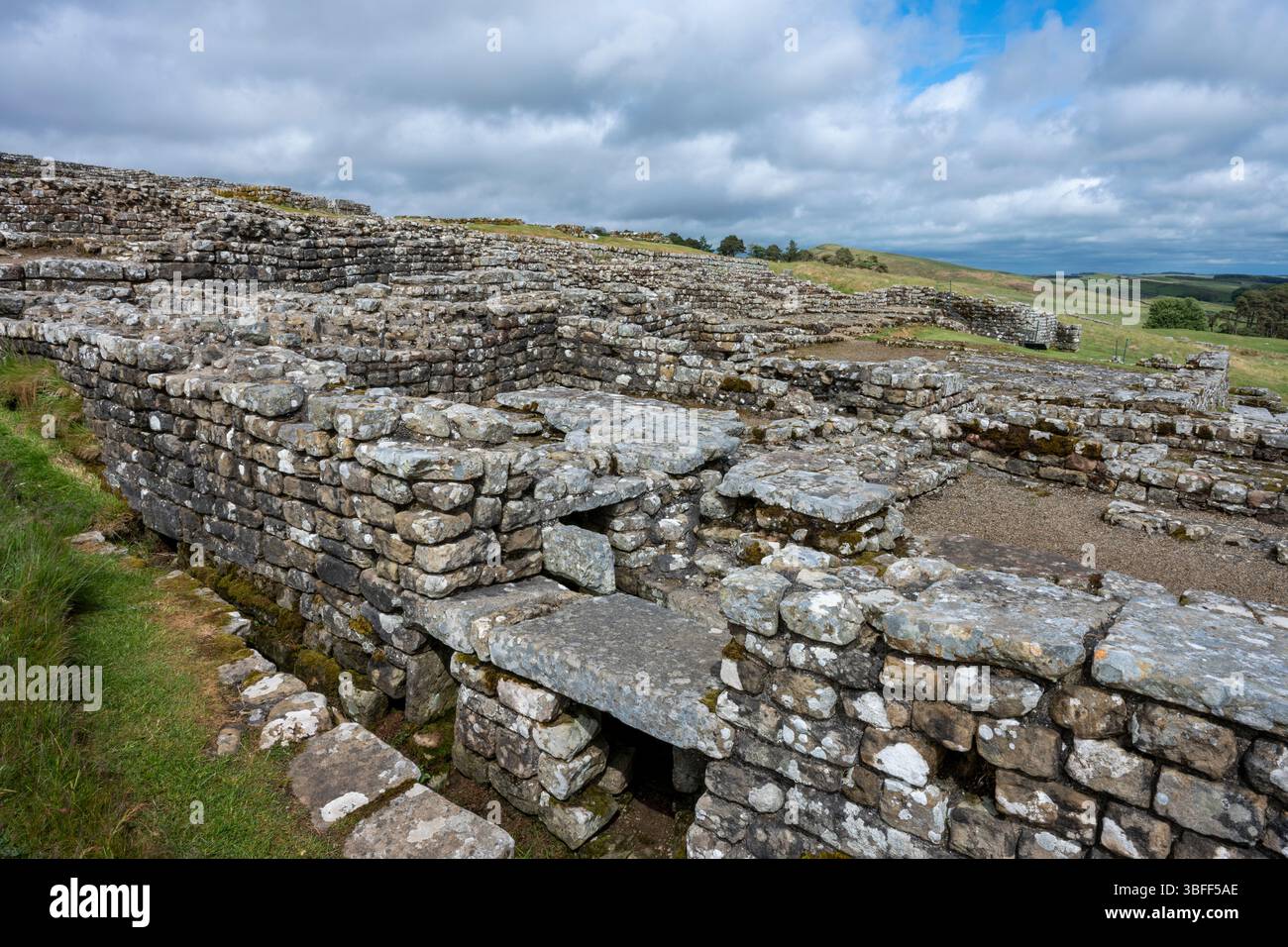 Housesteads Roman Fort on the site of Hadrian's Wall, Northumberland ...