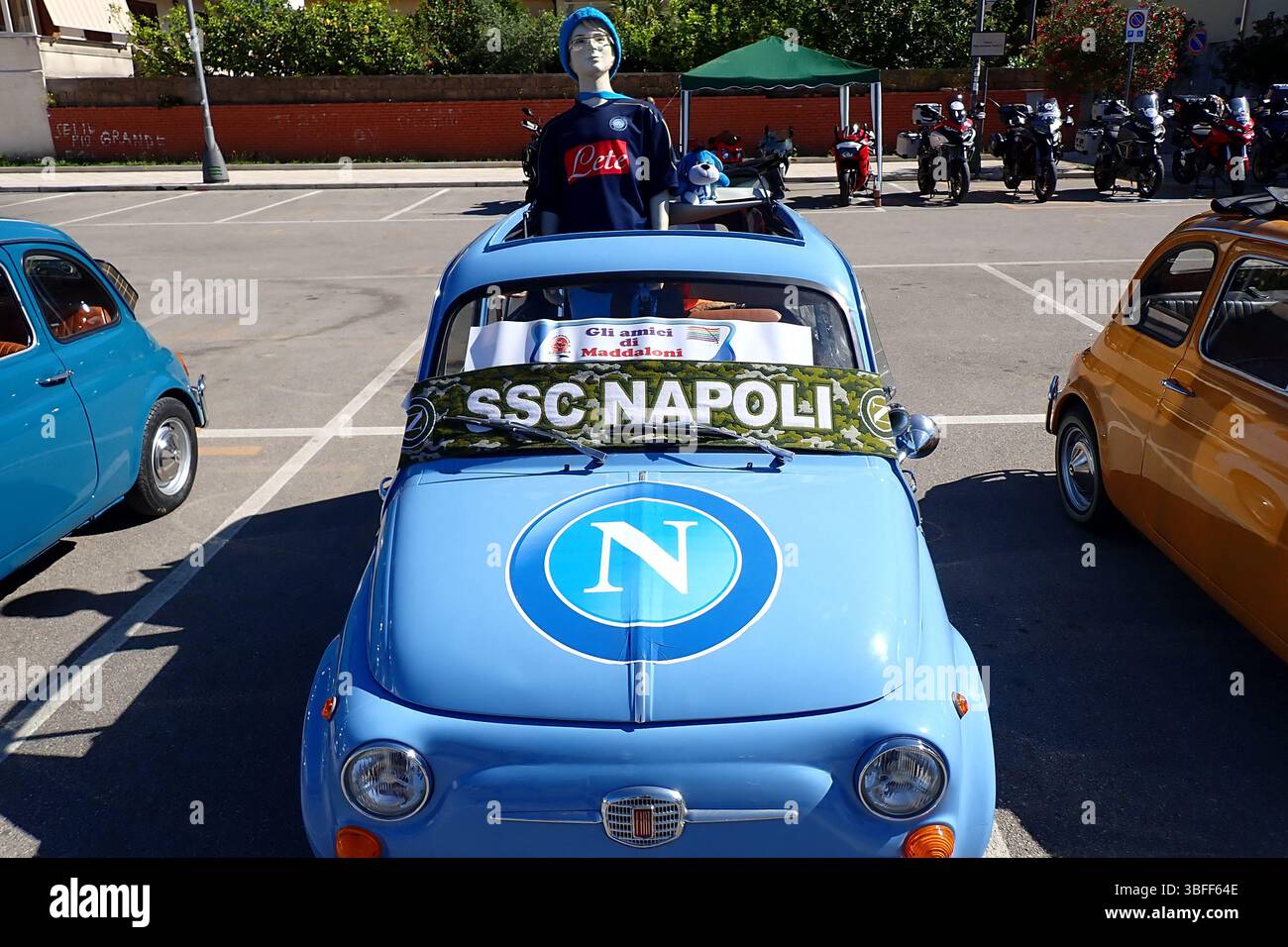 Sant'Agata sui Due Golfi, Italy. 1st June 2025. Fiat 500 set up in ...