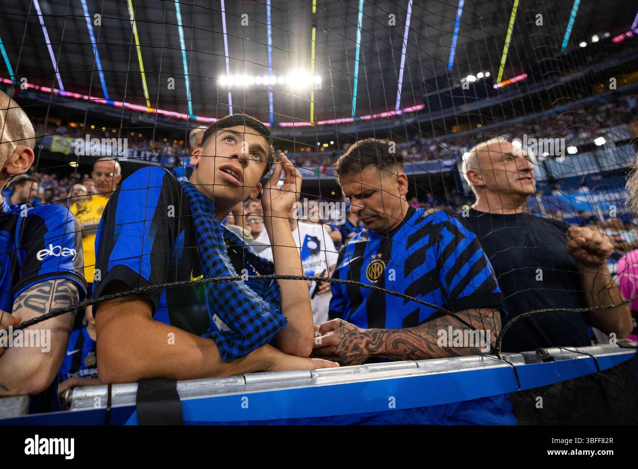 Munich, Germany. 31st May, 2025. fans of FC Internazionale Milano show ...