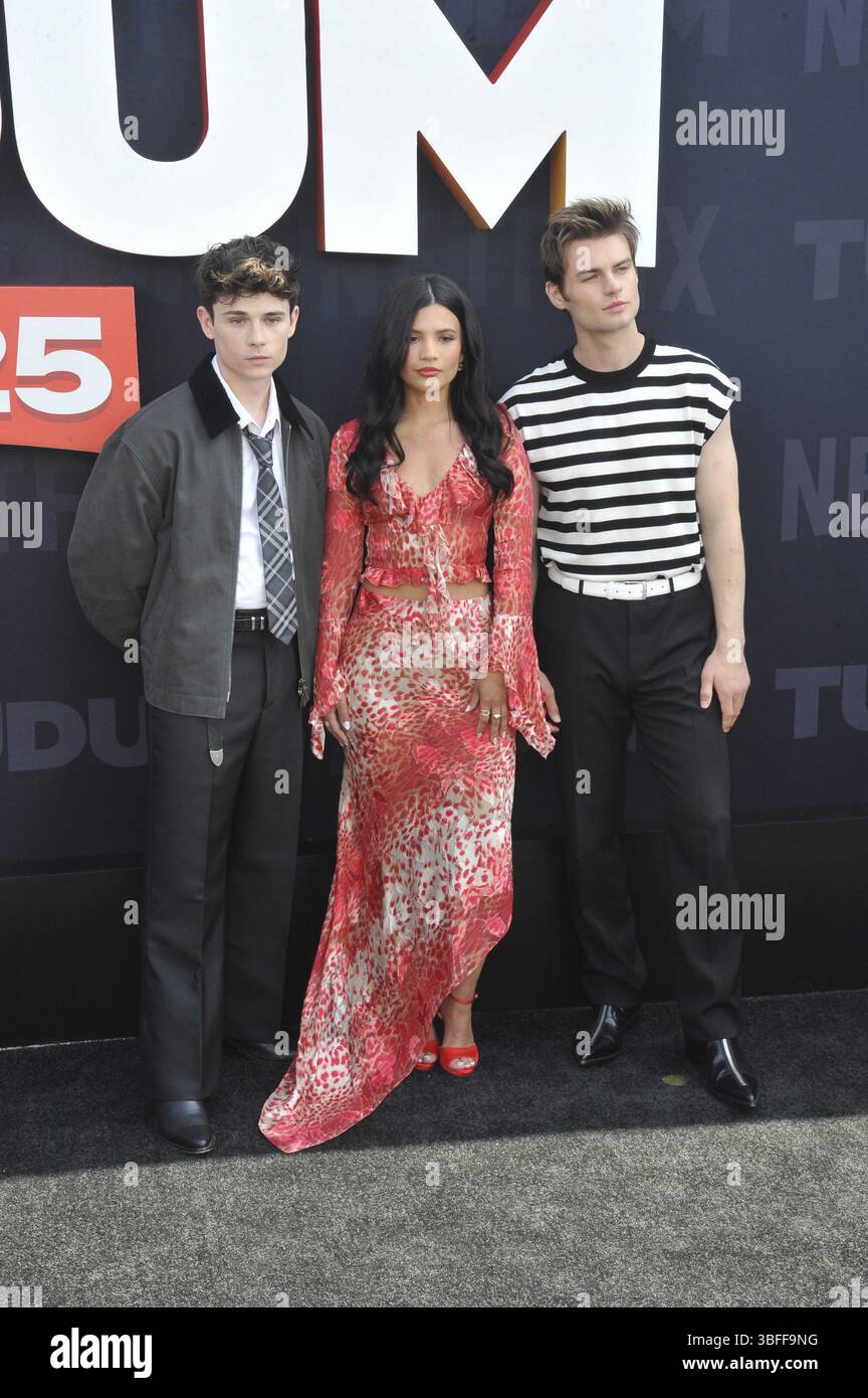 Noah LaLonde, Nikki Rodriguez, Ashby Gentry at arrivals for Netflix ...