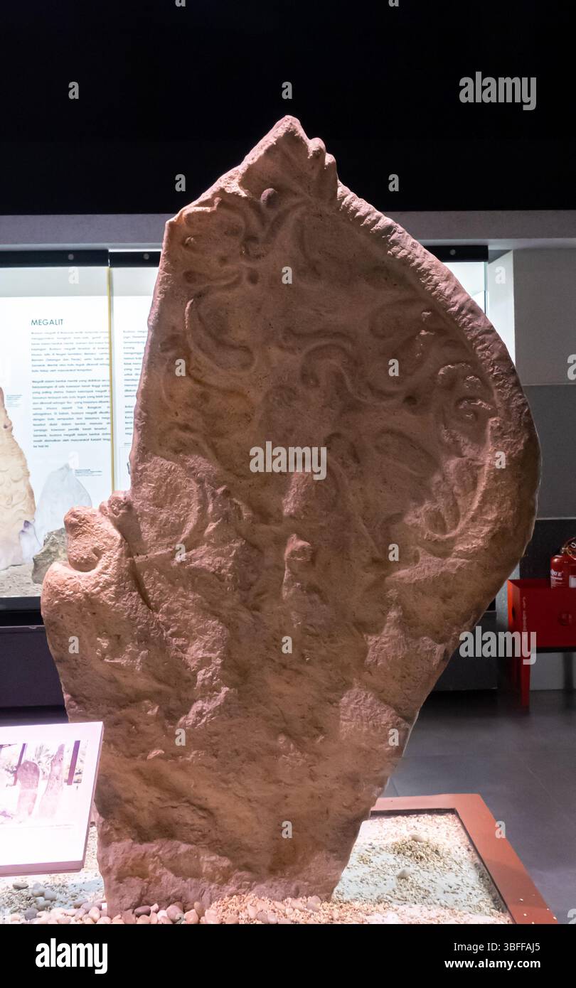 "The Rudder" Megalith,with horse, deer, tiger, known in Malaysia as ...
