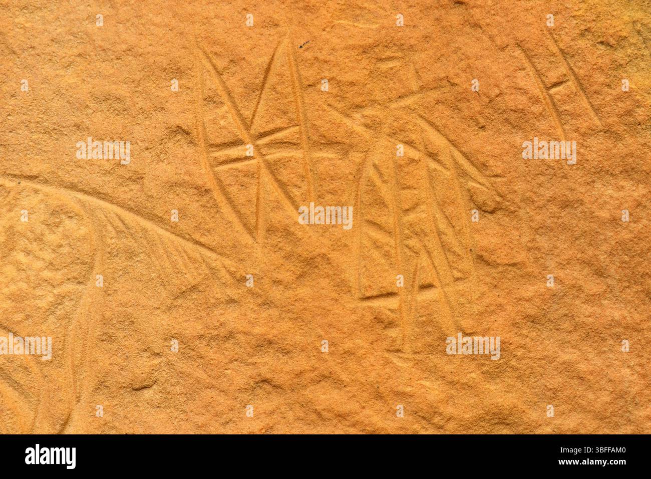 Crook's Brand petroglyphs, Canyon Pintado National Historic District ...