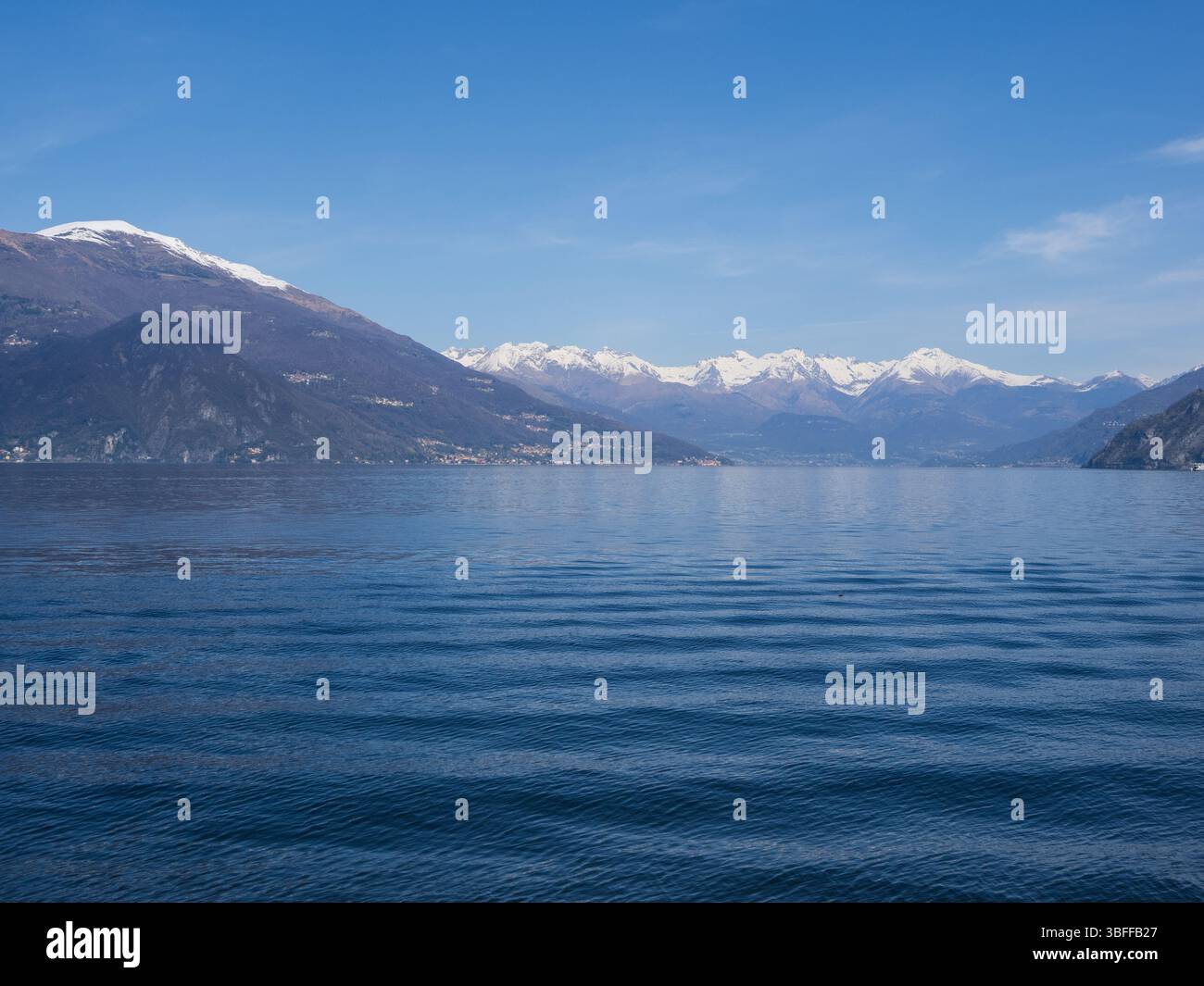 Lake Como and the alps from Bellagio, Italy Stock Photo - Alamy