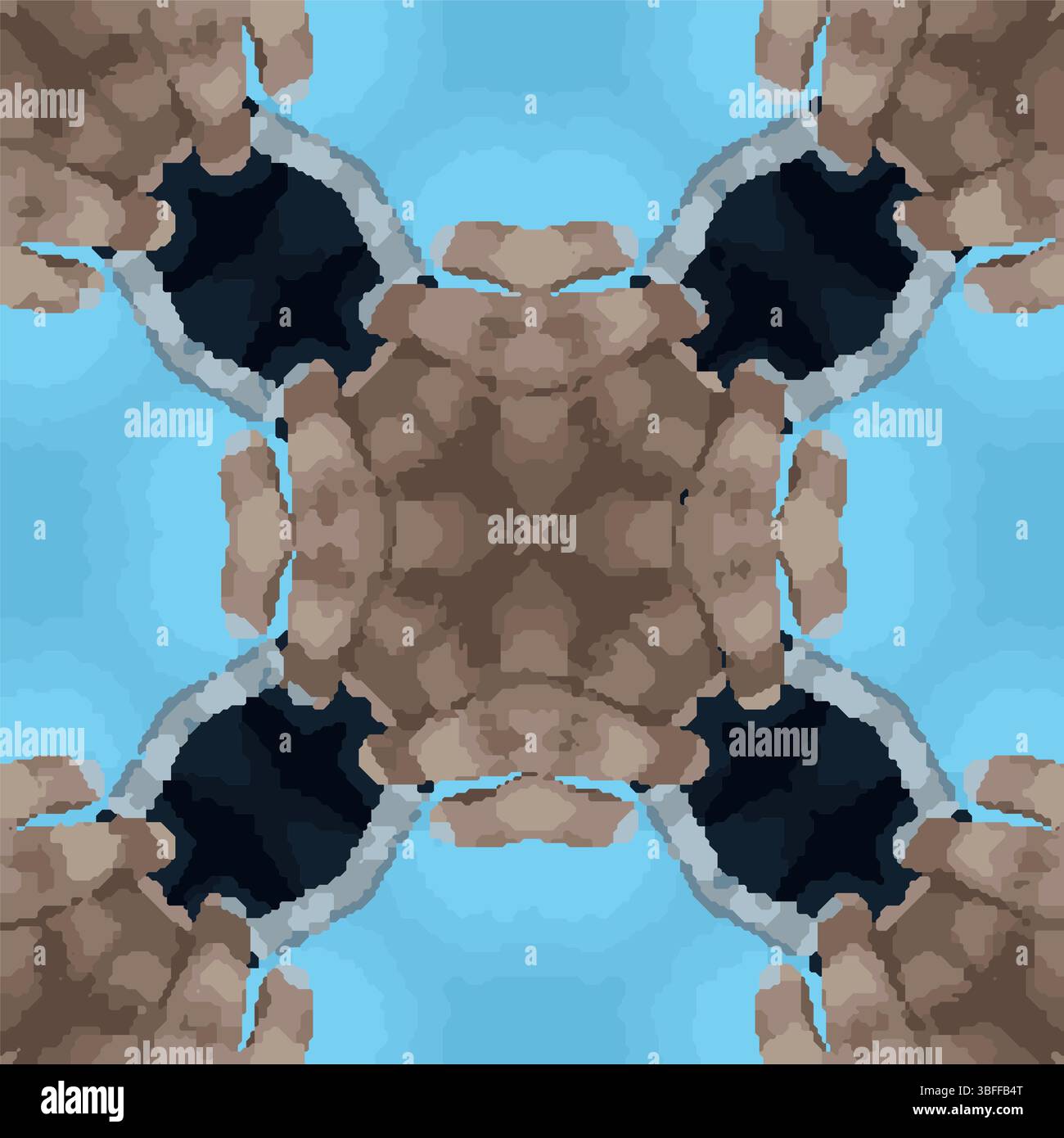 Detailed pattern of geometric shapes Stock Vector Images - Alamy