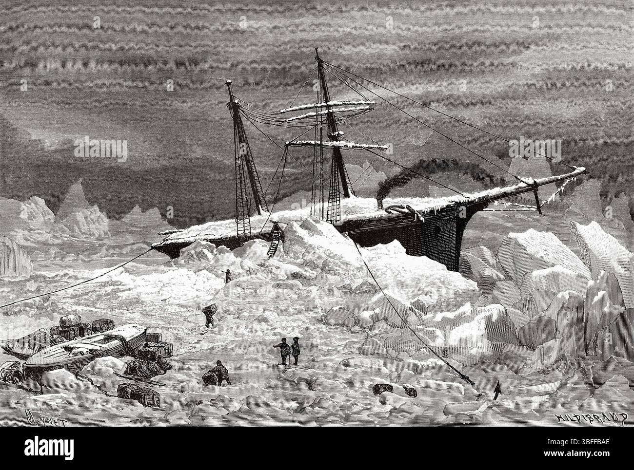 Polar pioneer ship greenland hi-res stock photography and images - Alamy