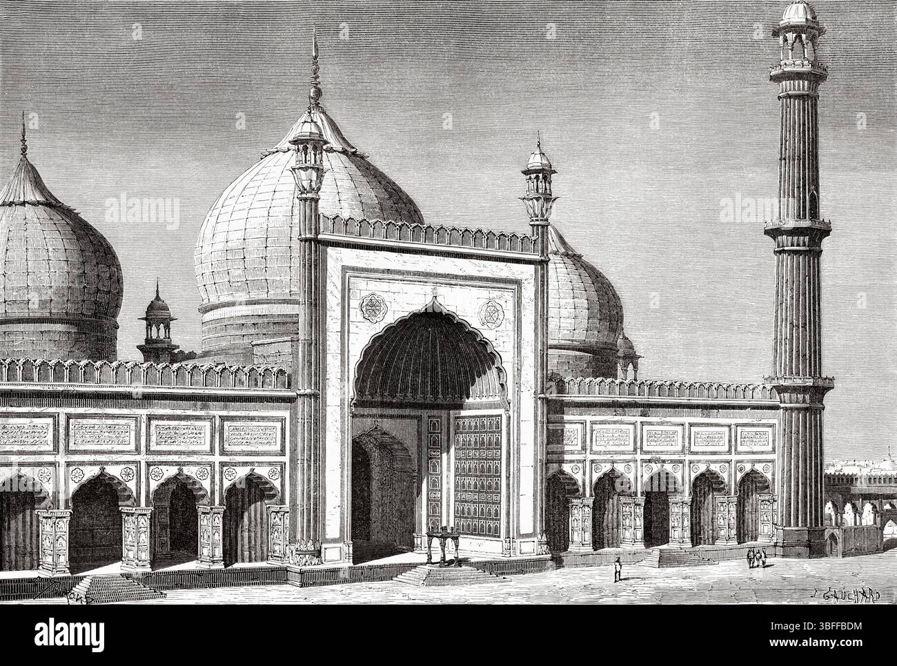 The Friday Mosque or Jama Masjid was built by the Mughal Emperor Shah ...