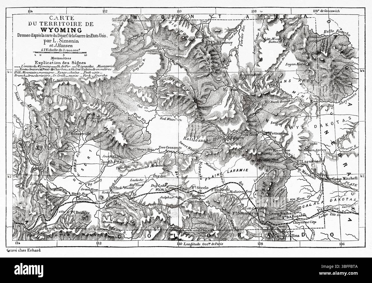 Old geographic map world Cut Out Stock Images & Pictures - Alamy