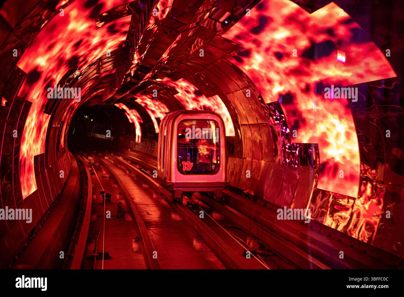 Waitan Sightseeing Tunnel, Shanghai, China Stock Photo - Alamy