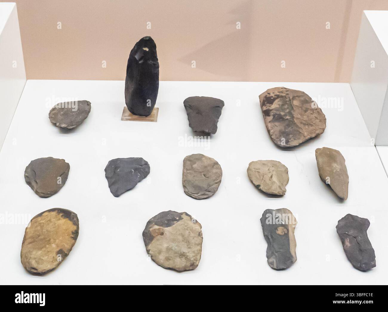 Paleolithic stone tools hi-res stock photography and images - Alamy