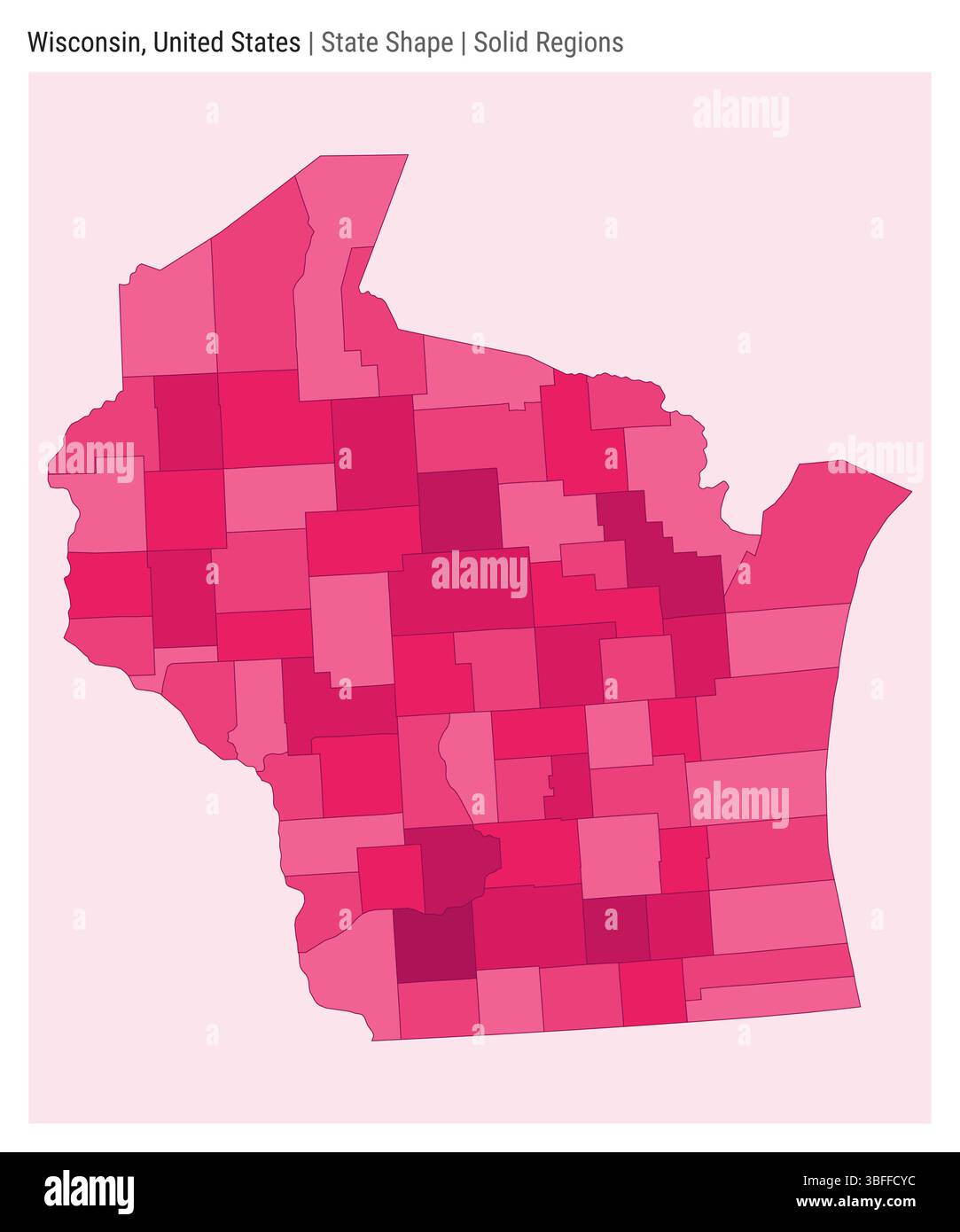 Milwaukee wisconsin state map hi-res stock photography and images - Alamy