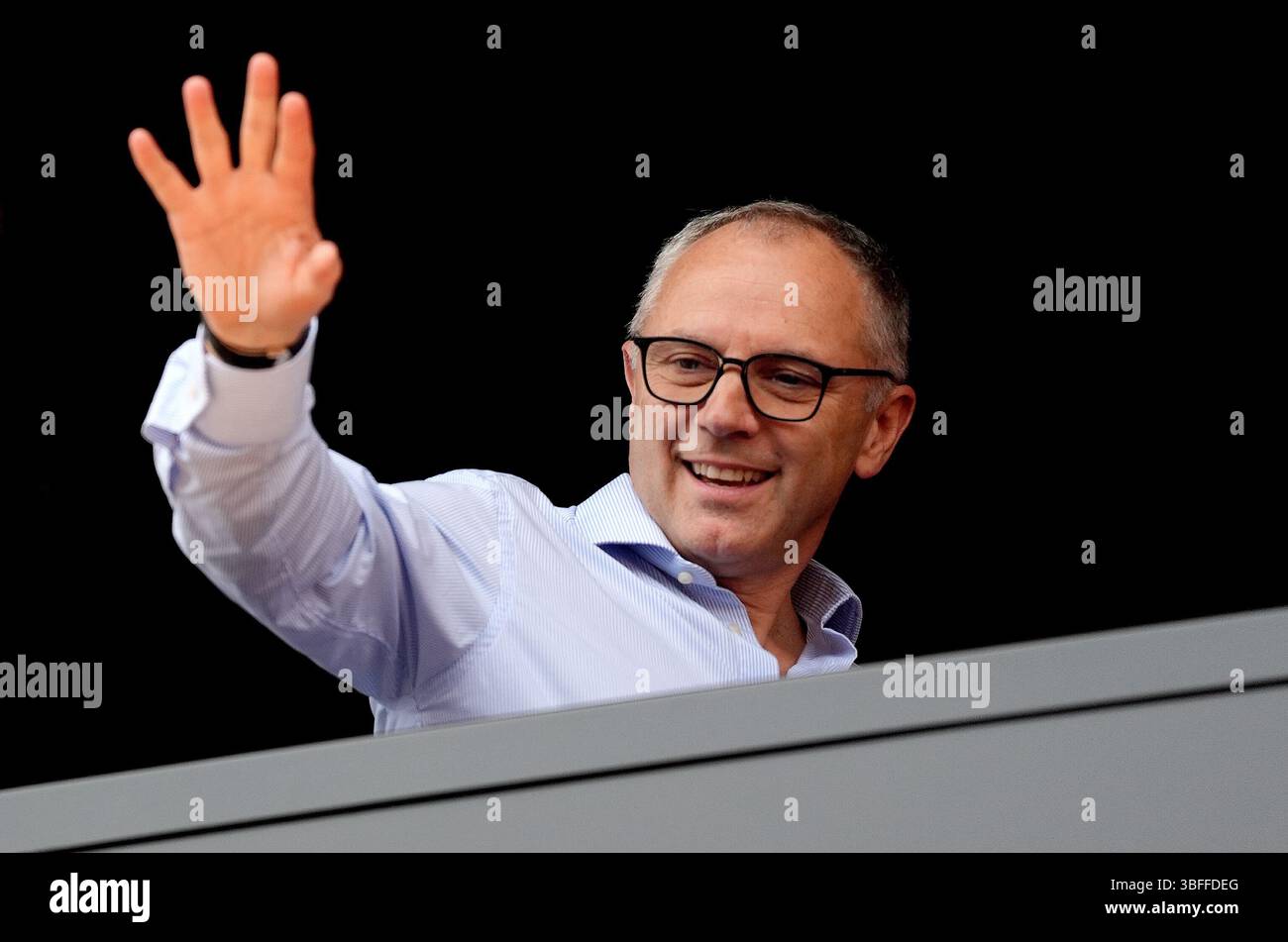 Formula One CEO Stefano Domenicali before the race at the Circuit de ...