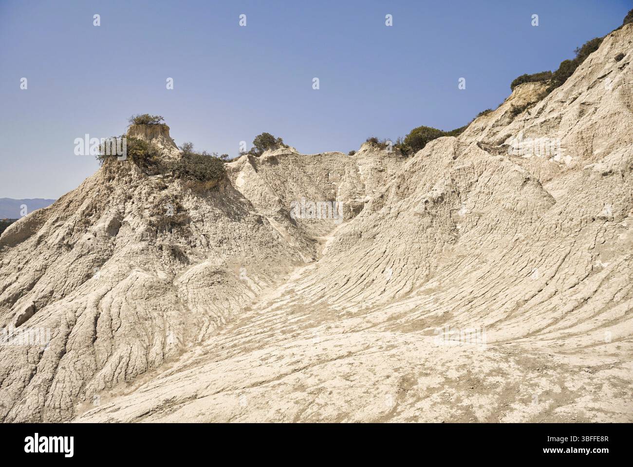 natural landscape formed by rainwater erosion depicting the earth ...