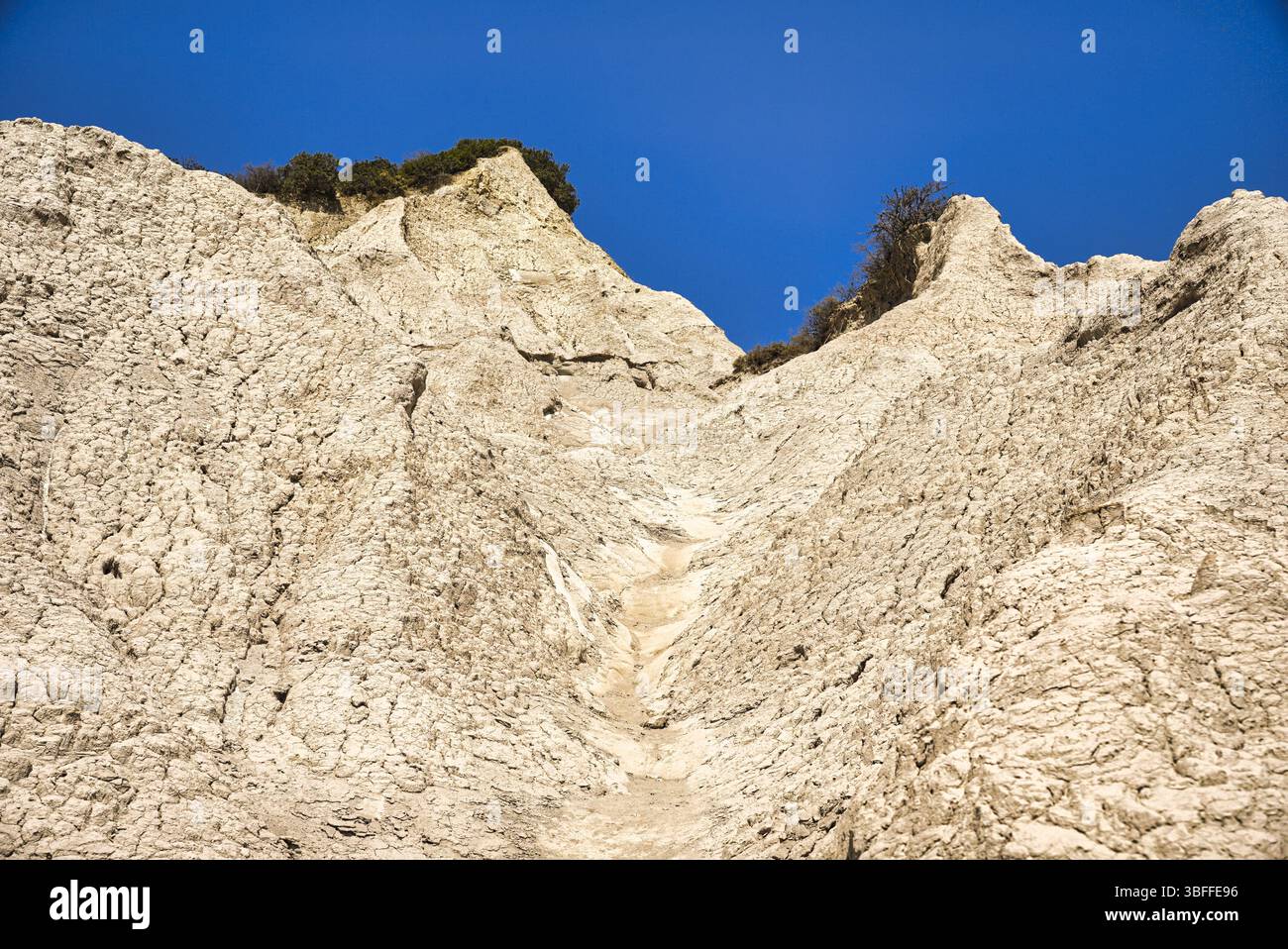 natural landscape formed by rainwater erosion depicting the earth ...