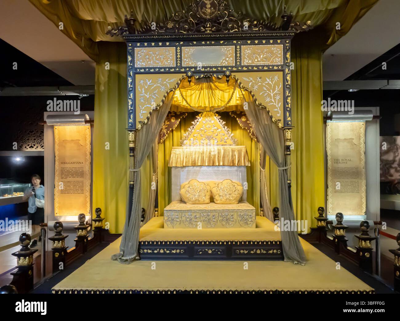 Royal throne of Perak used during installations of Shakhs of Perak in ...