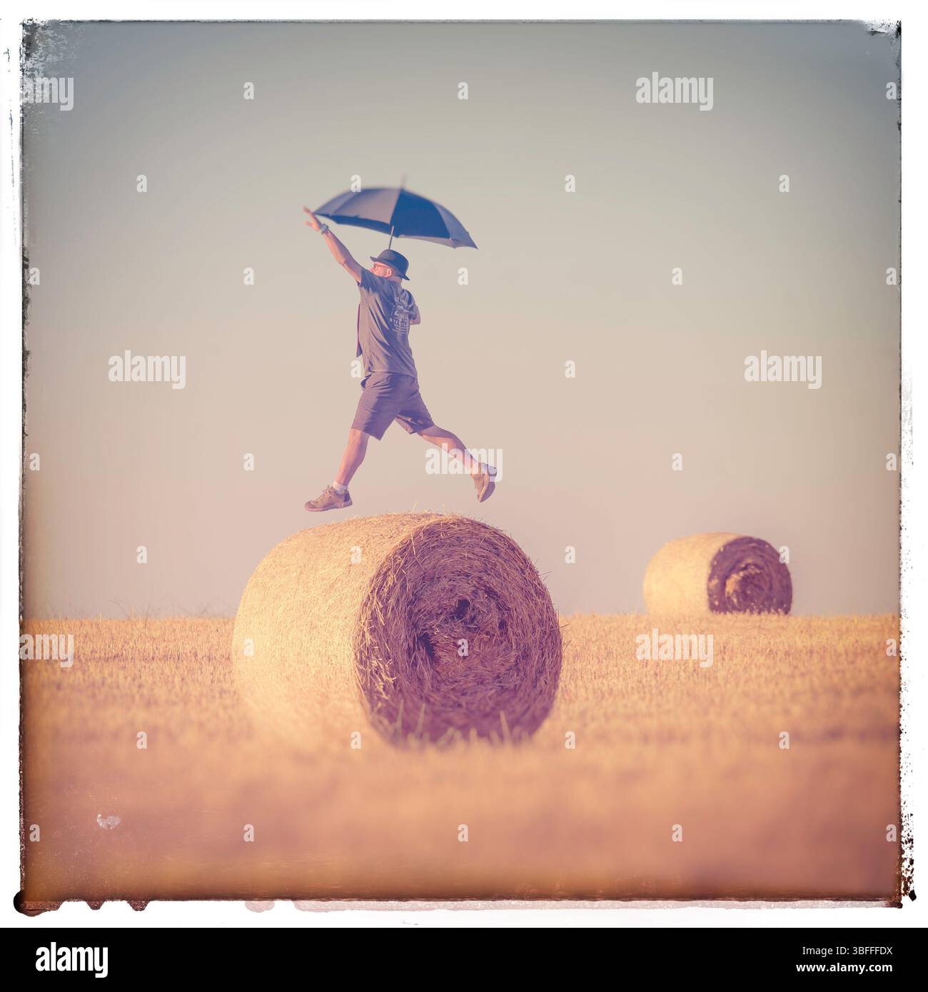 An umbrella jump hi-res stock photography and images - Alamy