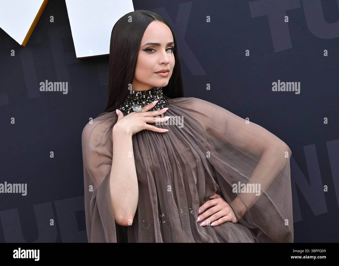Los Angeles, USA. 31st May, 2025. Sofia Carson arriving at Netflix Tudum 2025: The Live Event ...
