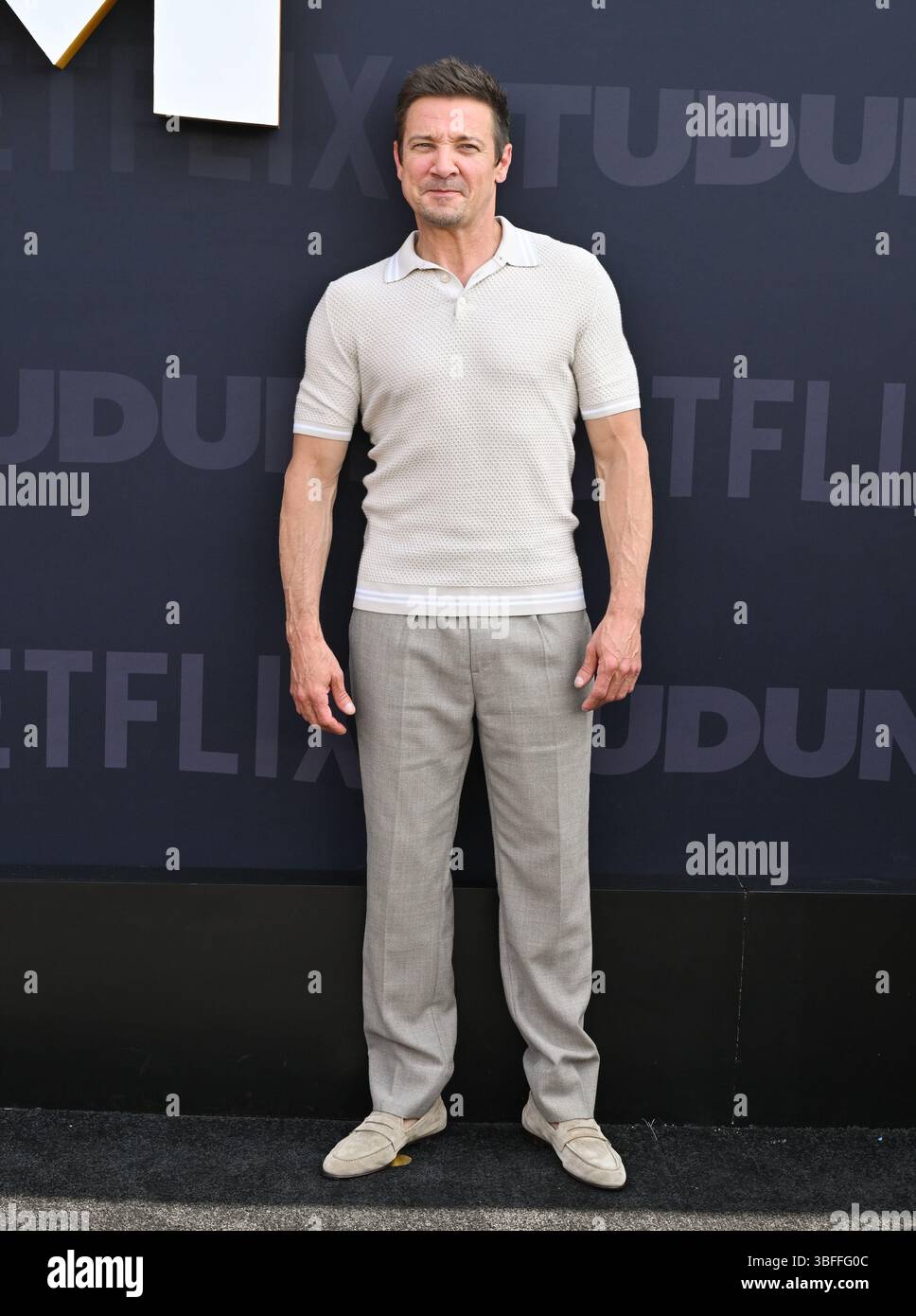 Jeremy Renner arriving at Netflix Tudum 2025: The Live Event held at ...