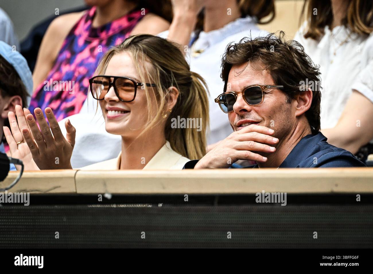 Paris, France. 01st June, 2025. James MARSDEN with his girlfriend ...