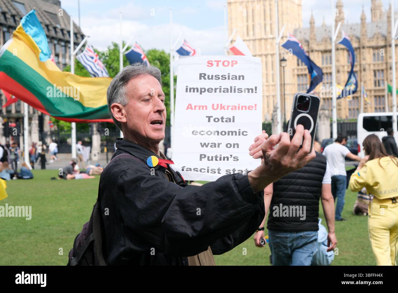 London, UK. 1st Jun 2025. March in London for abducted Ukrainian ...