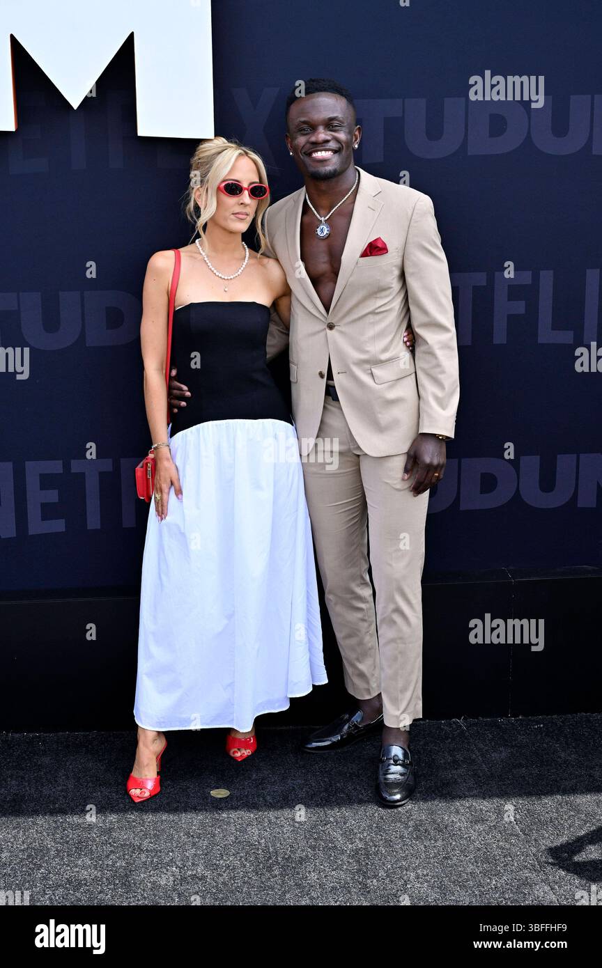 Chelsea Griffin und Kwame Appiah beim Fan-Event Netflix Tudum 2025: The ...