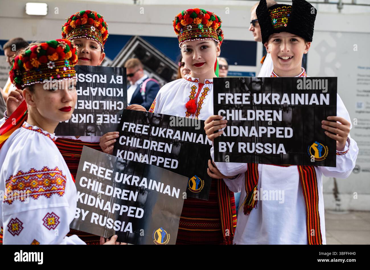 London, UK, 1 June, 2025. A march for Children, in protest at the ...