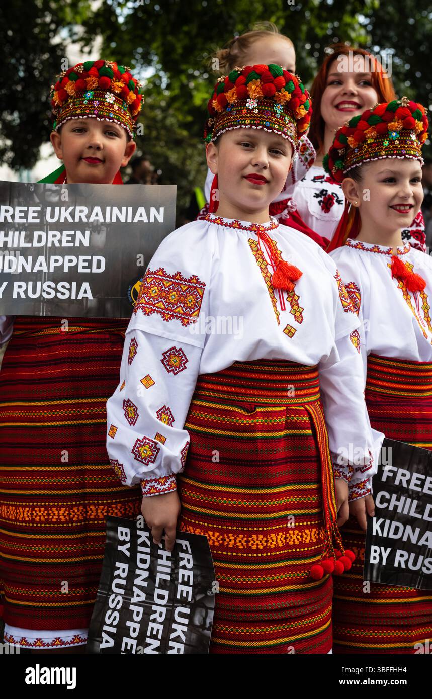 London, UK, 1 June, 2025. A march for Children, in protest at the ...