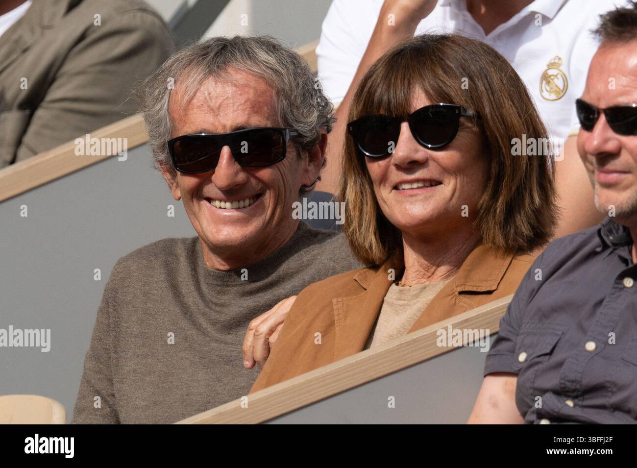 Paris, France. 01st June, 2025. Alain Prost and his wife Anne-Marie ...