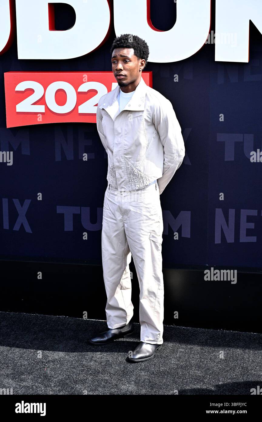 Niles Fitch beim Fan-Event Netflix Tudum 2025: The Live Event im Kia ...